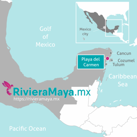 Playa del Carmen Map - Riviera Maya